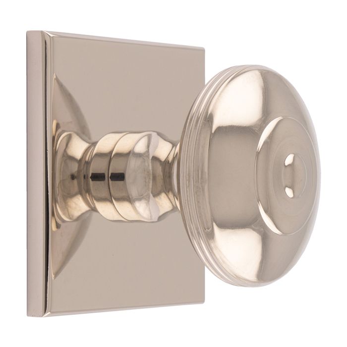 Finger Tip Design Anderson Cupboard Knob On Backplate 40x40mm Plate ...